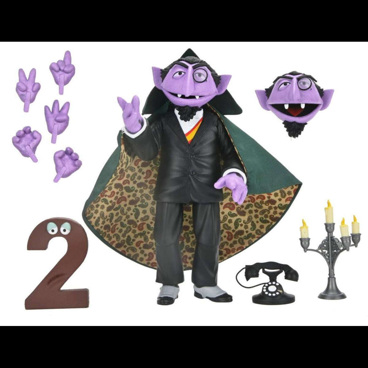 Sesame Street Ultimate Count 7-Inch Scale NECA Action Figure