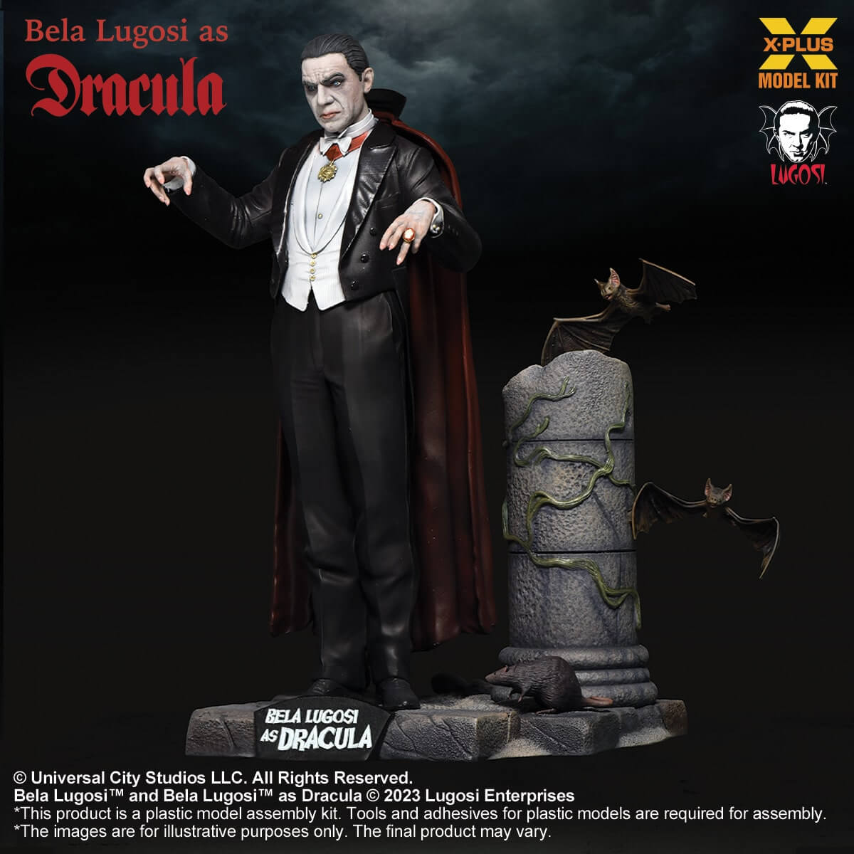 Bela Lugosi as Dracula 1/8 Scale Model Kit - X-Plus