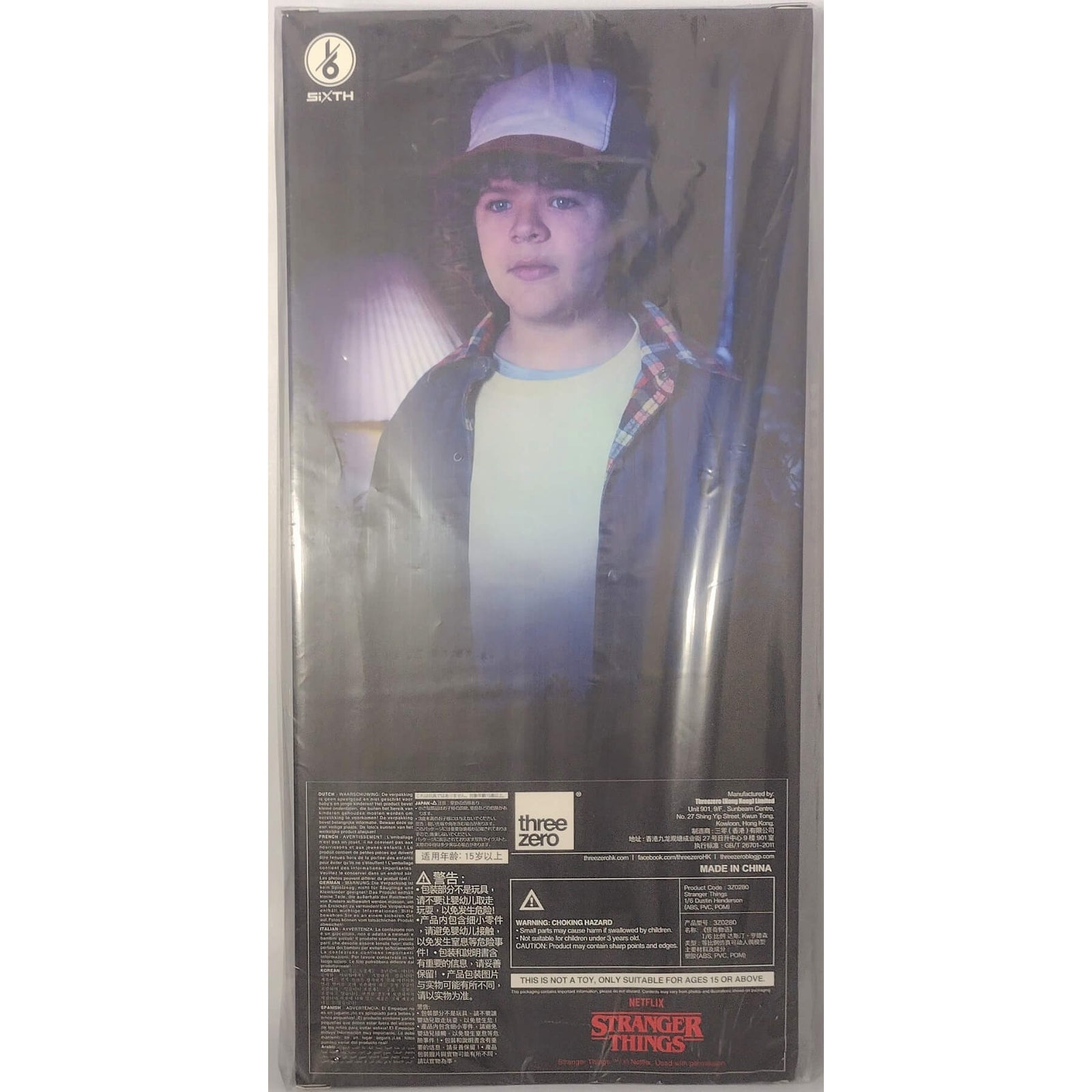Threezero Stranger Things Dustin Henderson 1:6 Action Figure