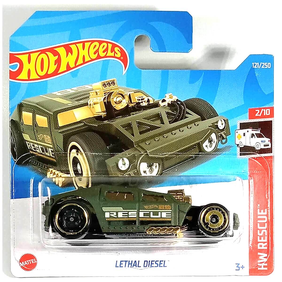 Hot Wheels 2022 Mainline HW Rescue Series Cars (Short Card)
